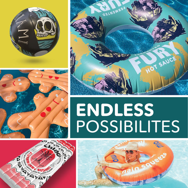 Custom Heart Shaped Pool Float – Custom Inflatables